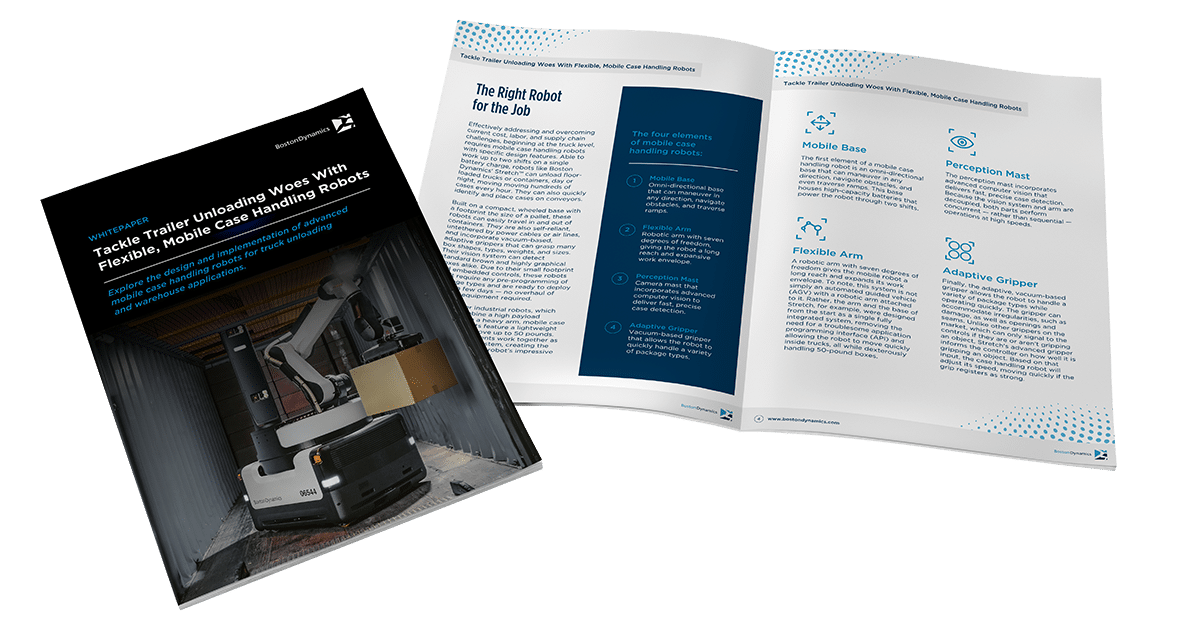 Tackle Trailer Unloading Woes | Boston Dynamics